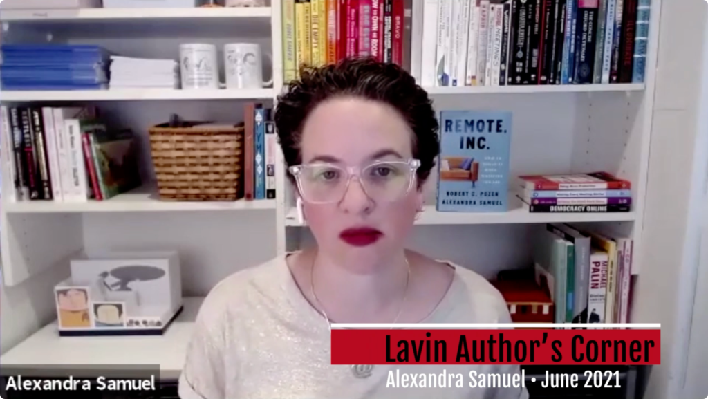 Remote work is a learned skill - Alexandra Samuel